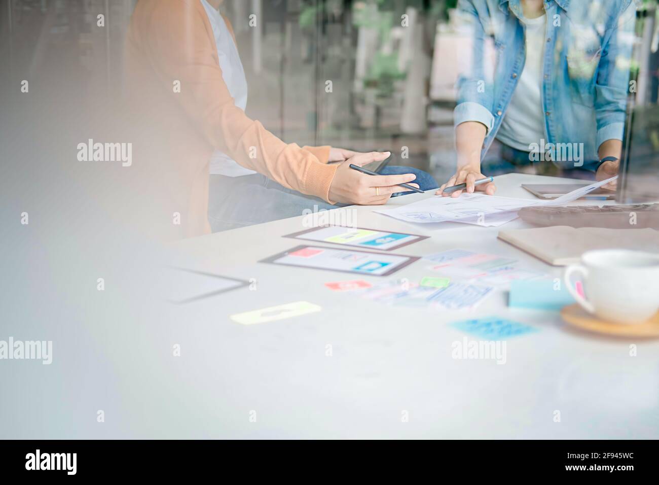 Successful Business Negotiation Between Partners Stock Photo - Alamy