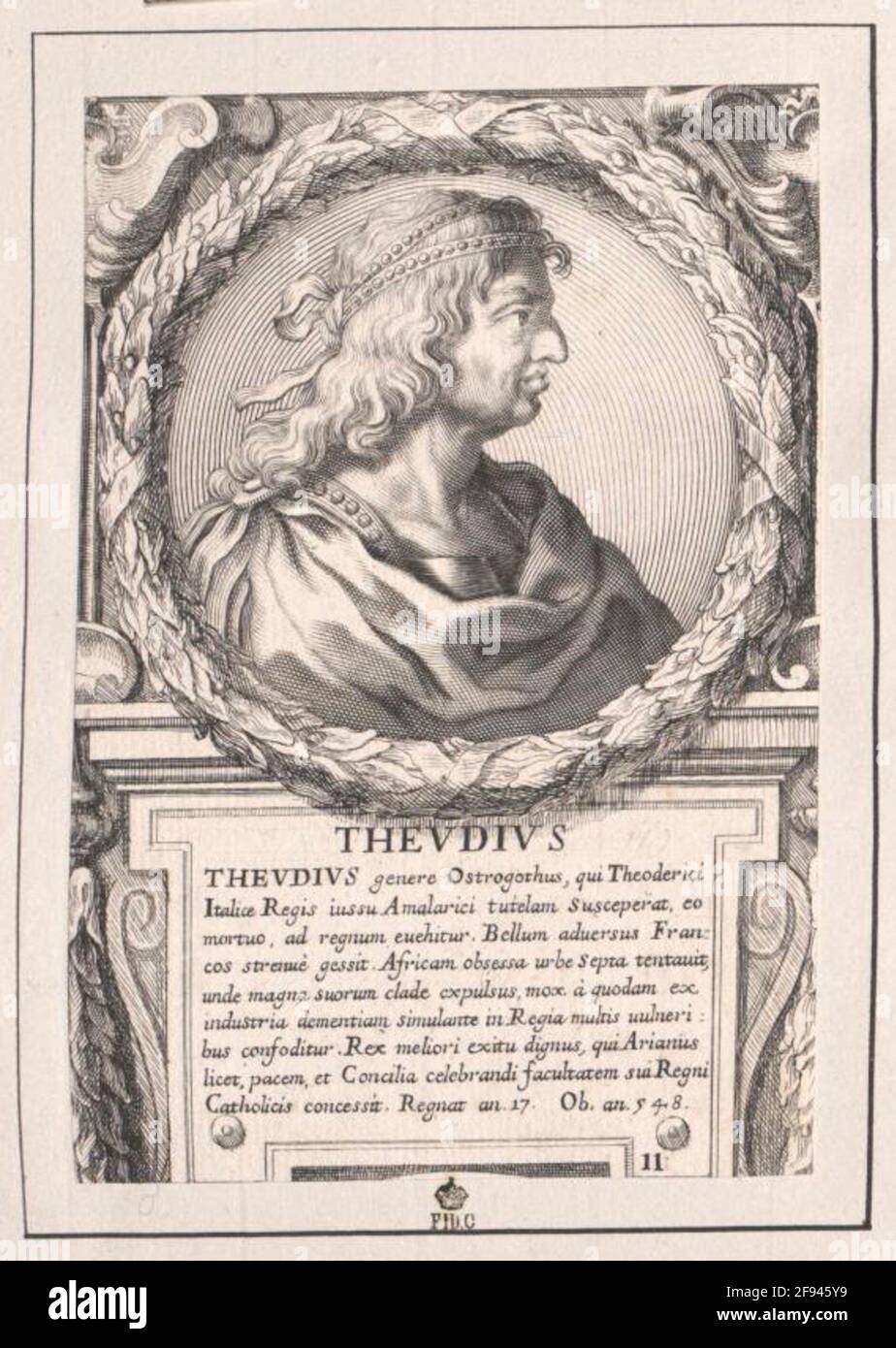 TheUdis, King of the Westgoten Stock Photo - Alamy