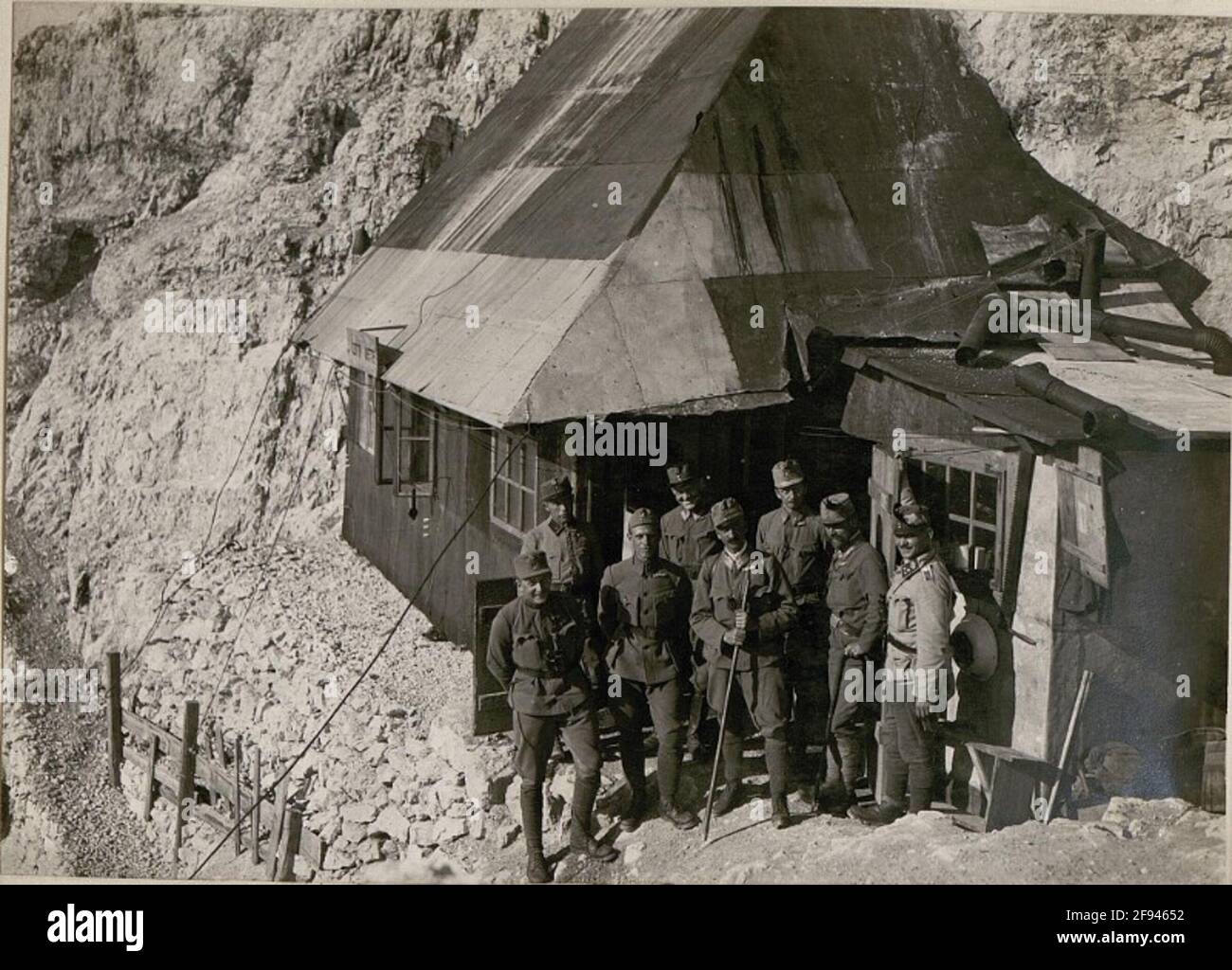 Imperial Highness Archduke Heinrich Ferdinand am Wischberg. (Scotti hut ...