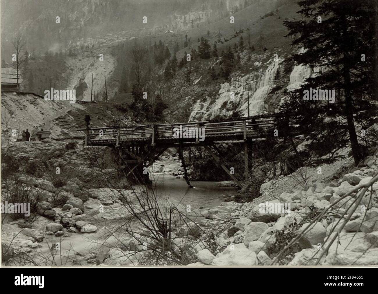Sedlar bridge over the Isonzo Stock Photo - Alamy
