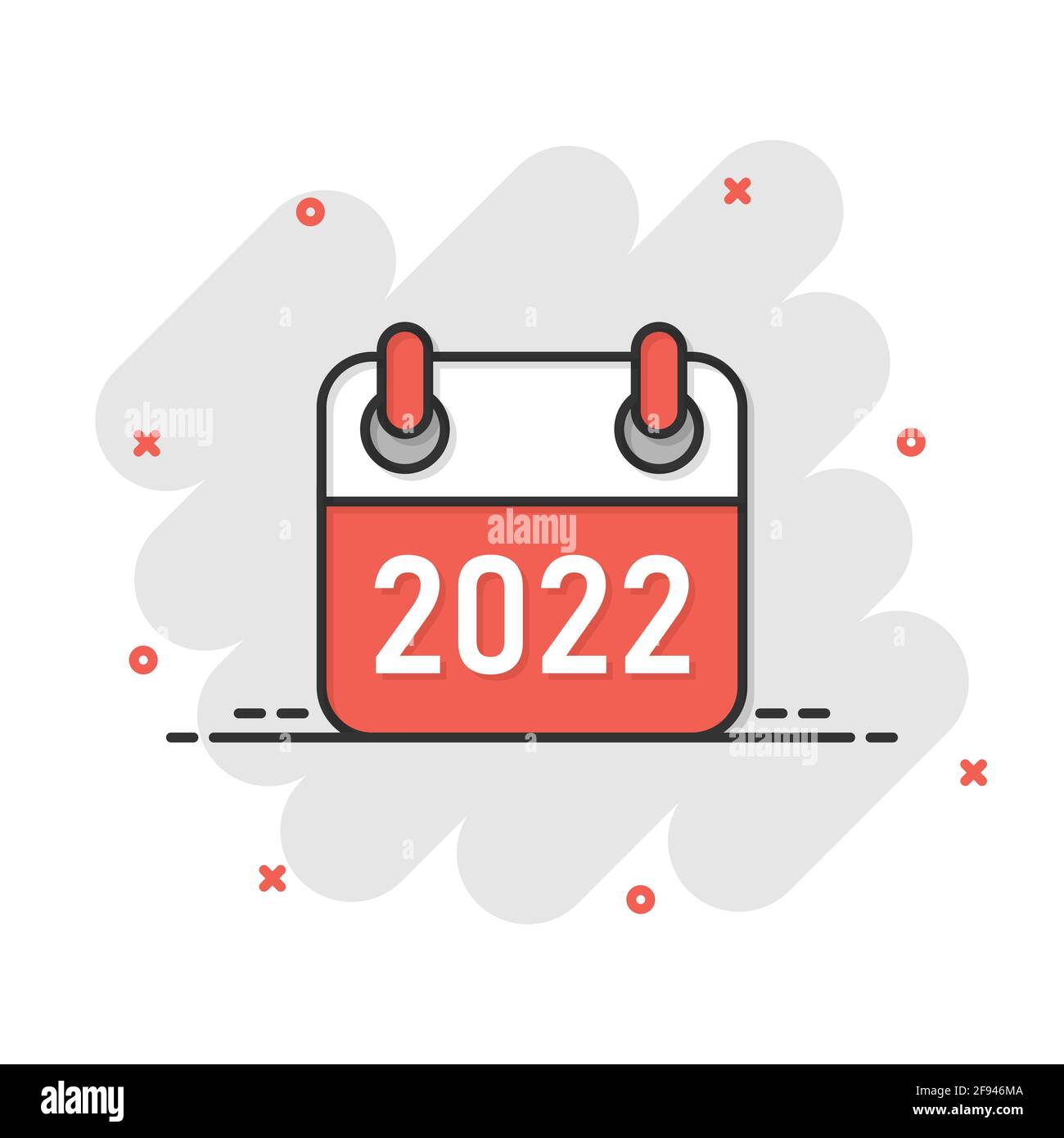2022 Calendar Icon Vector