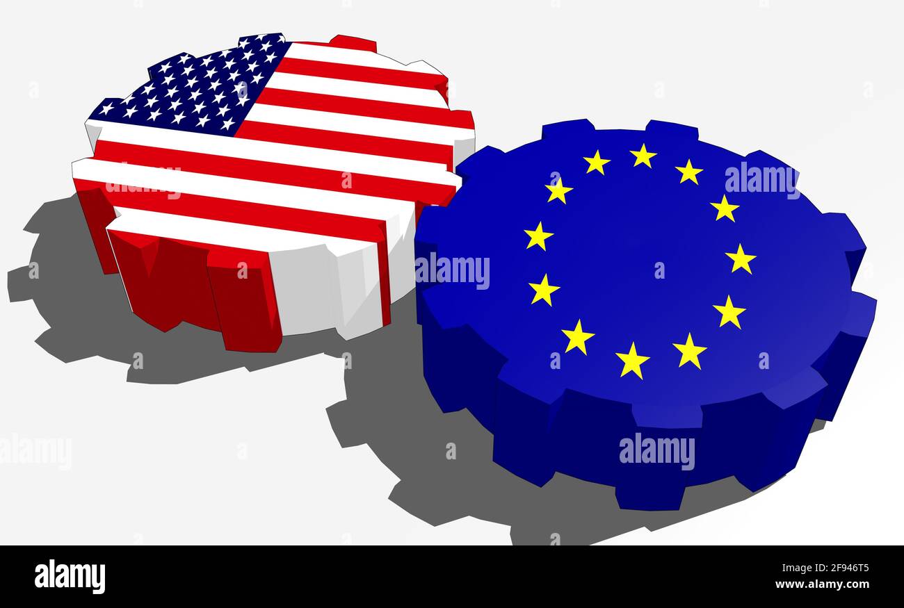 Image relative to politic and economic cooperation between USA and ...