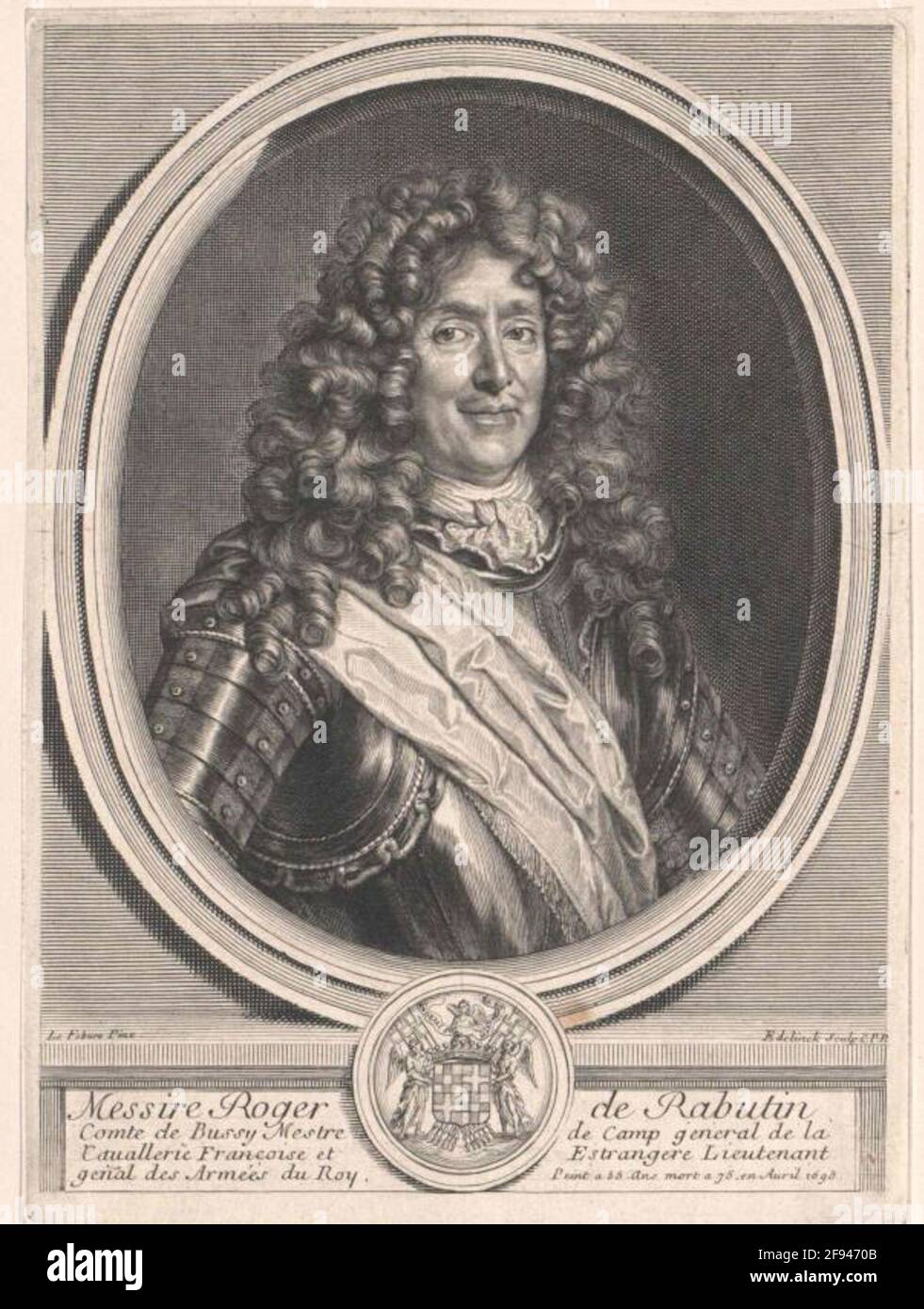 Rabutin, Count of Bussy, Roger Maler: Lefebvre, Claude (1632) STECHER ...