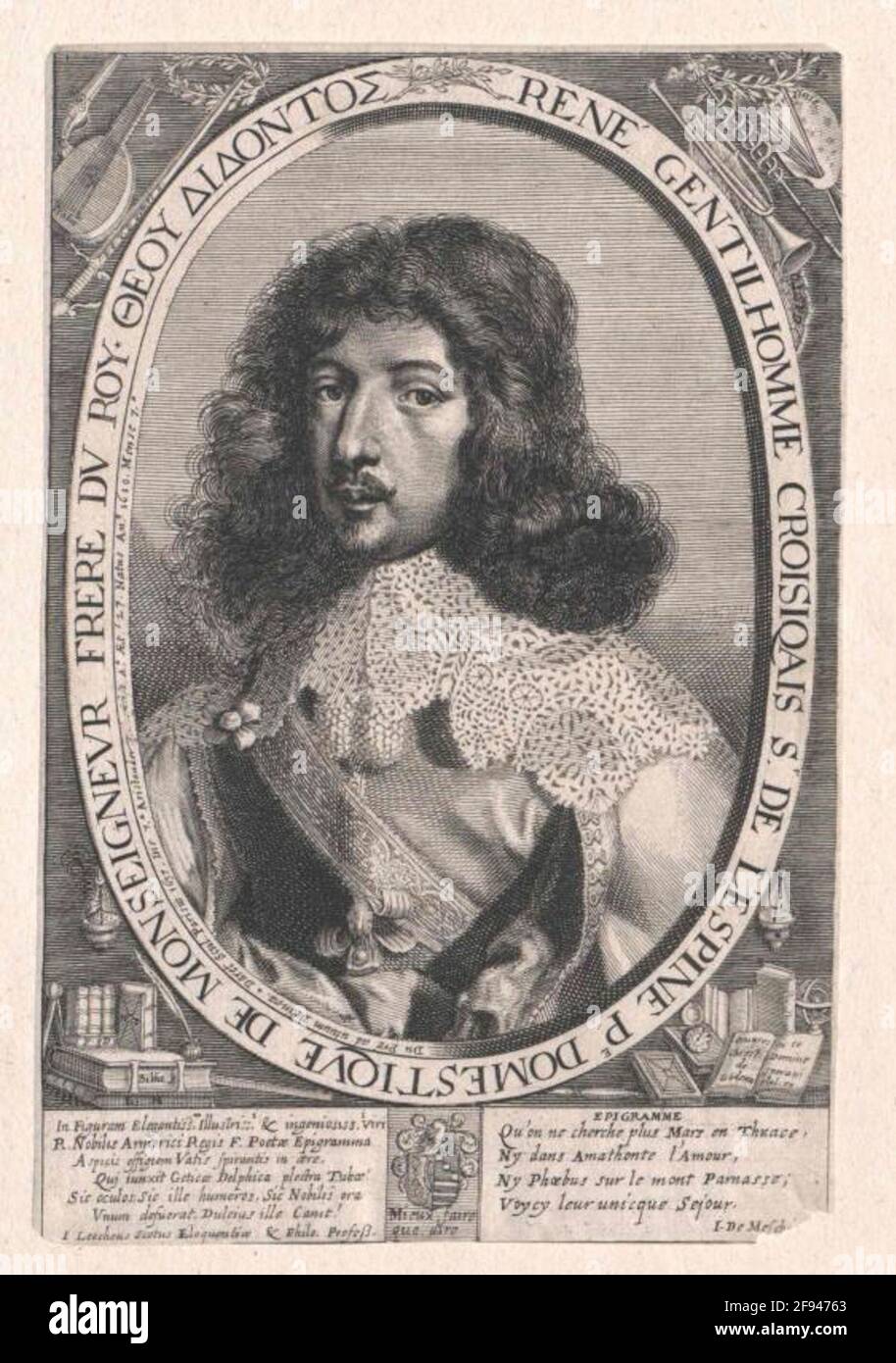 Spine, René de Stock Photo - Alamy