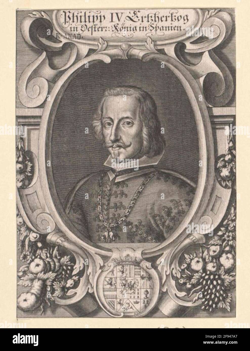 Philipp IV., King of Spain 1630/1750 Stock Photo - Alamy