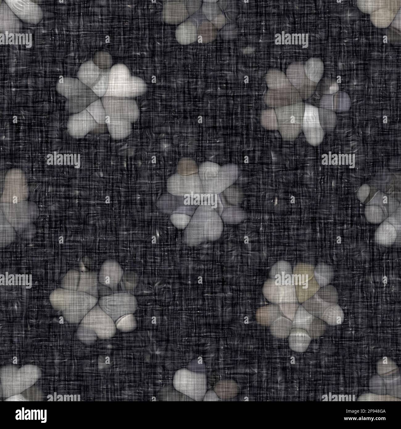 Rustic blotched charcoal grey french linen woven texture background ...