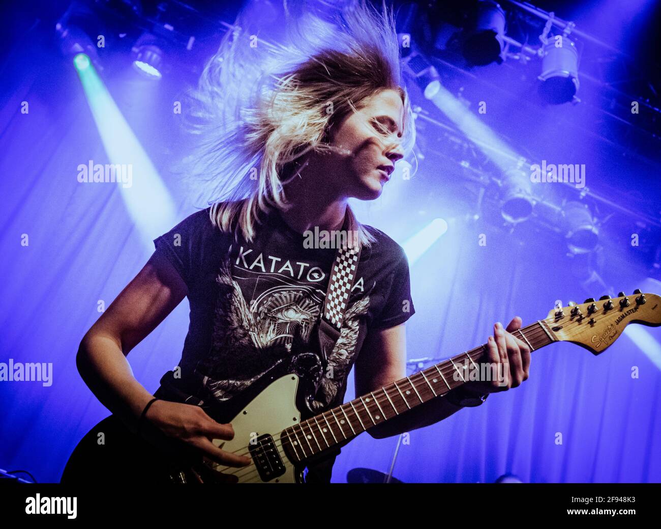 Aarhus, Denmark. 10th, May 2018. The Danish doom metal band Konvent ...