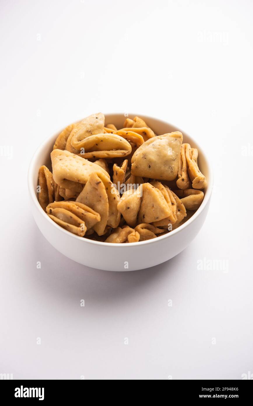 Layered or strips Mathri or mathiya is a popular snack recipe that ...