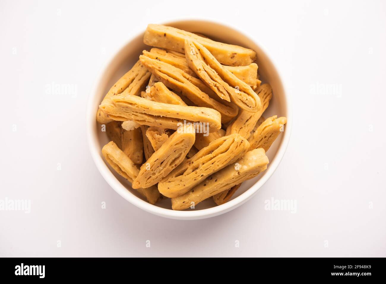Layered or strips Mathri or mathiya is a popular snack recipe that ...