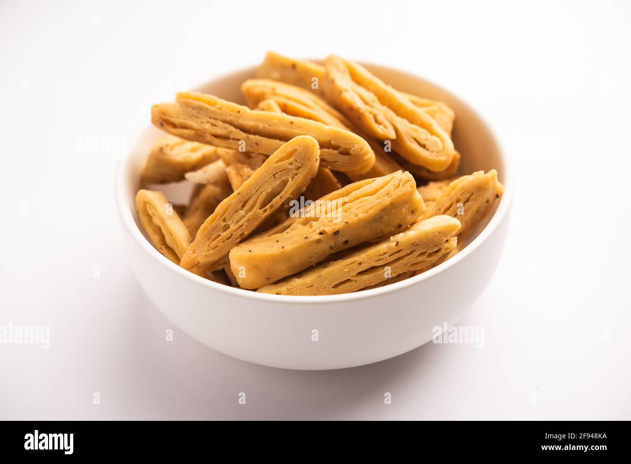 Layered or strips Mathri or mathiya is a popular snack recipe that ...