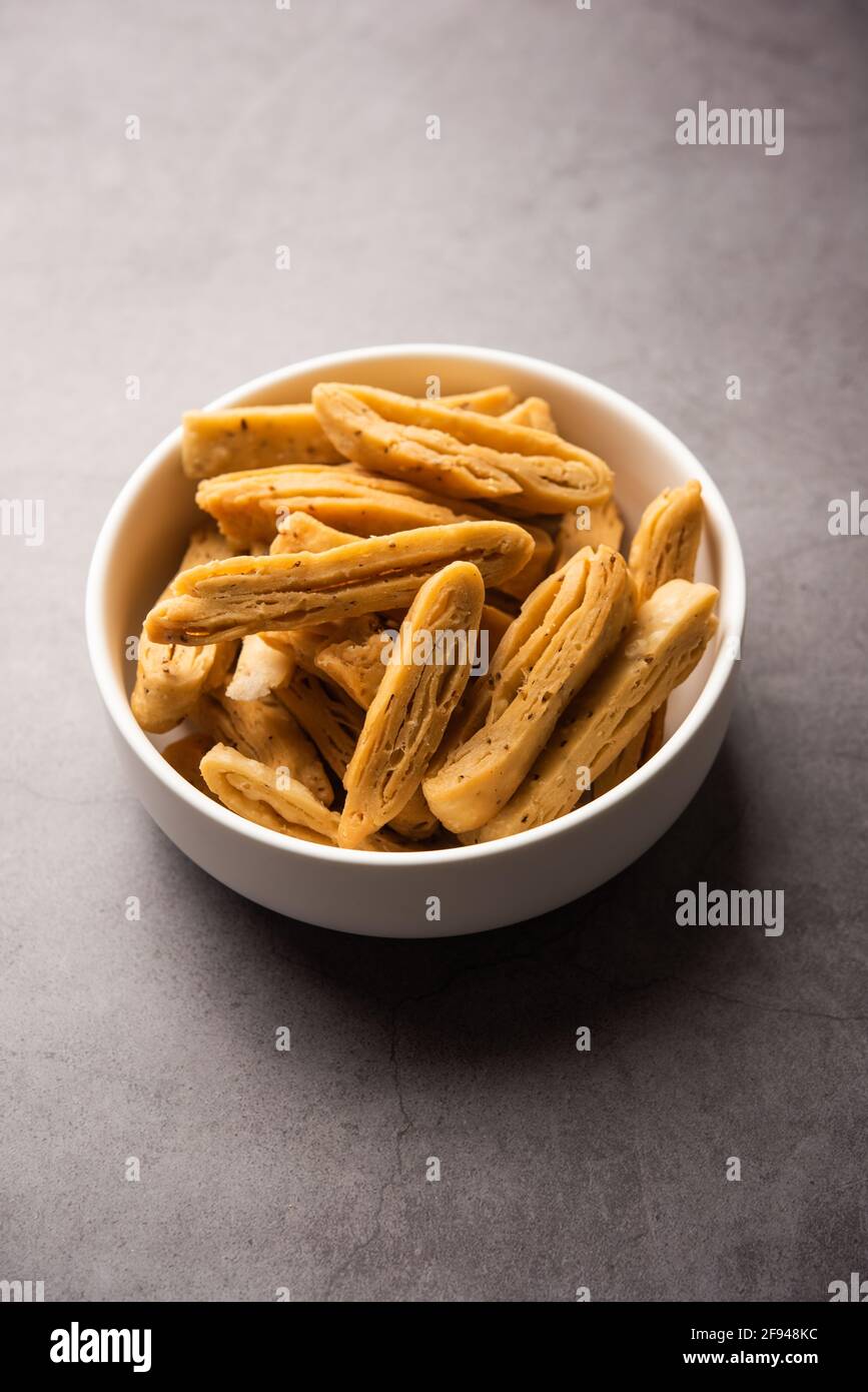 Layered or strips Mathri or mathiya is a popular snack recipe that ...