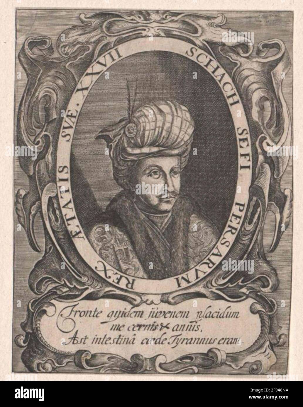 Shah Safi I, ruler of Persia Stock Photo - Alamy