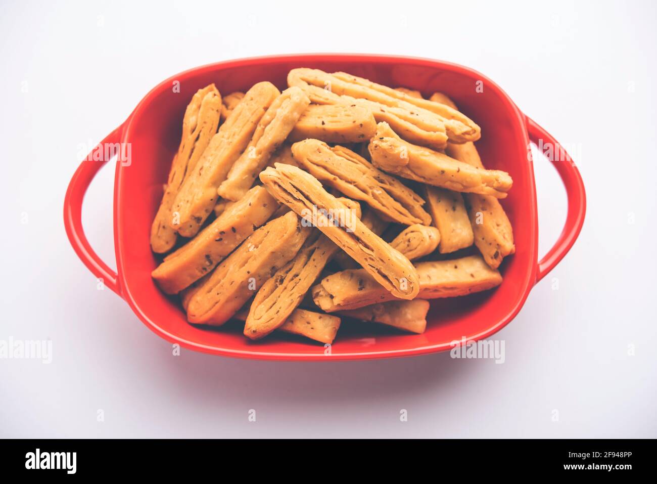 Layered or strips Mathri or mathiya is a popular snack recipe that ...