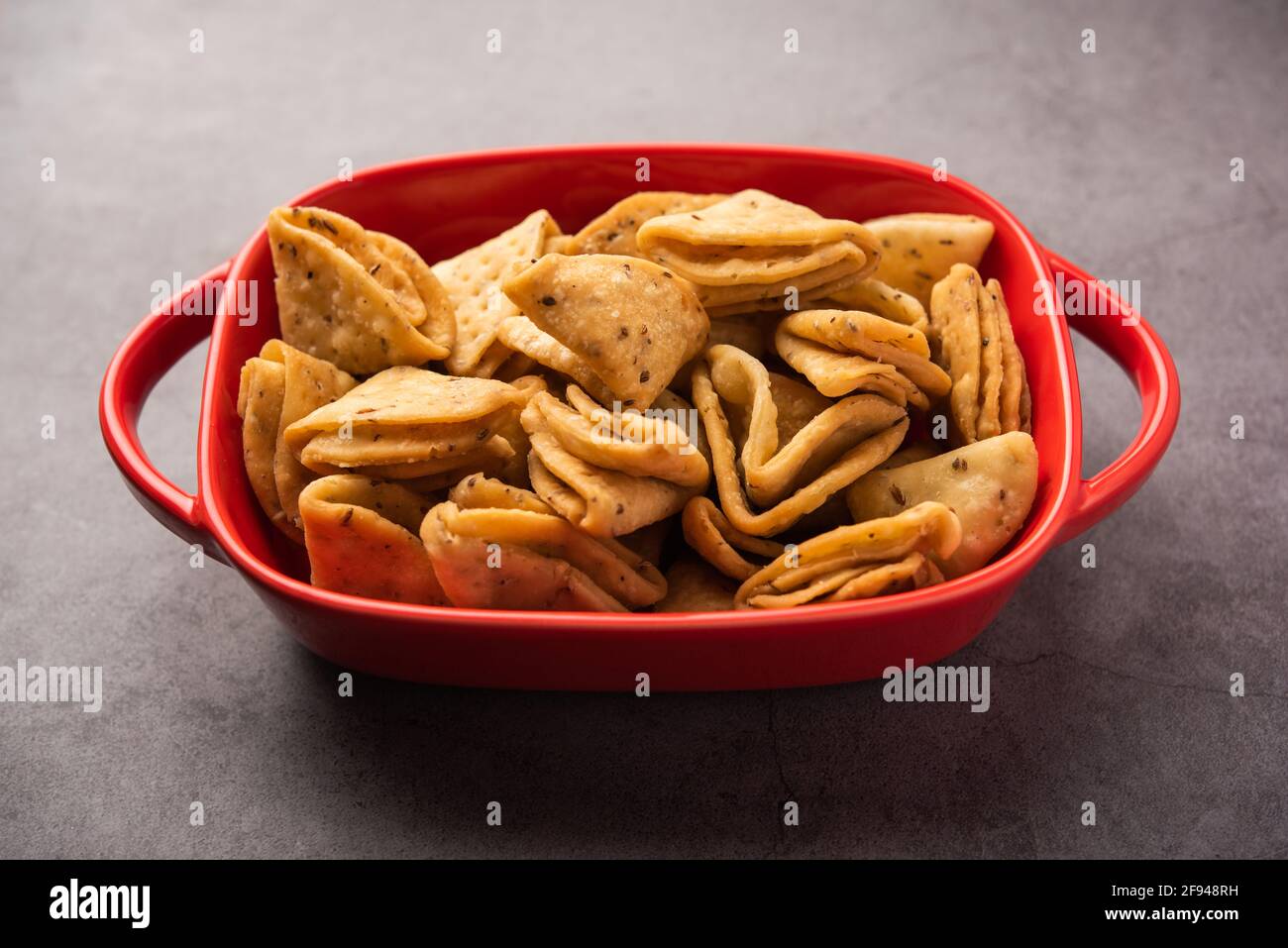 Layered or strips Mathri or mathiya is a popular snack recipe that ...