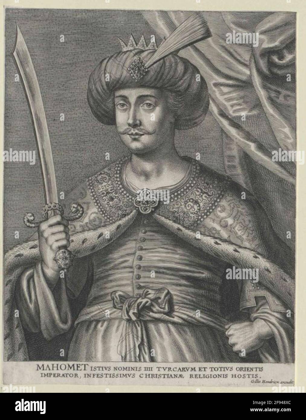 Mohammed IV., Sultan of Turkey Stock Photo - Alamy