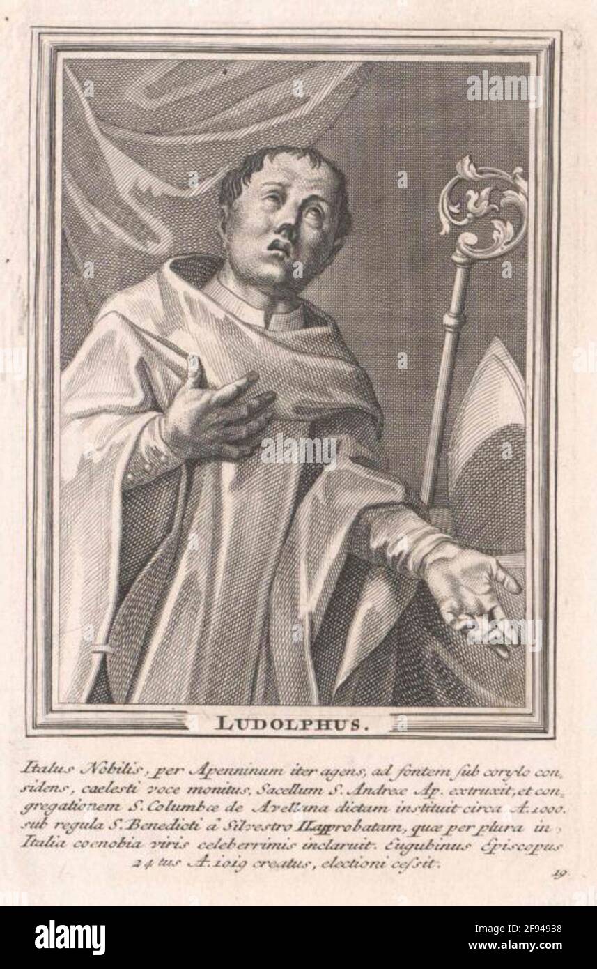 Ludolf, Bishop of Ratzeburg, Saint Stock Photo - Alamy