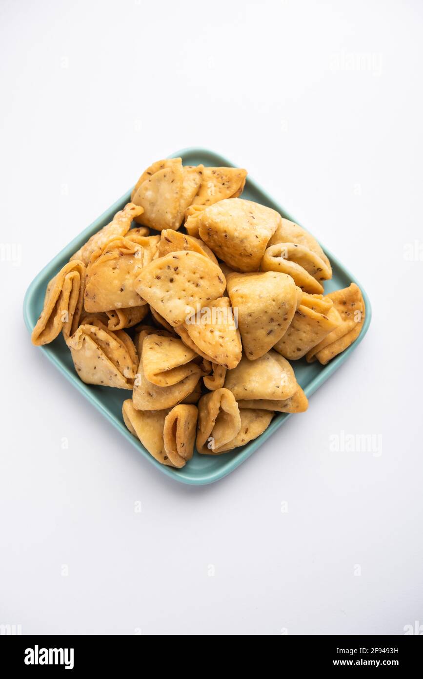 Layered or strips Mathri or mathiya is a popular snack recipe that ...