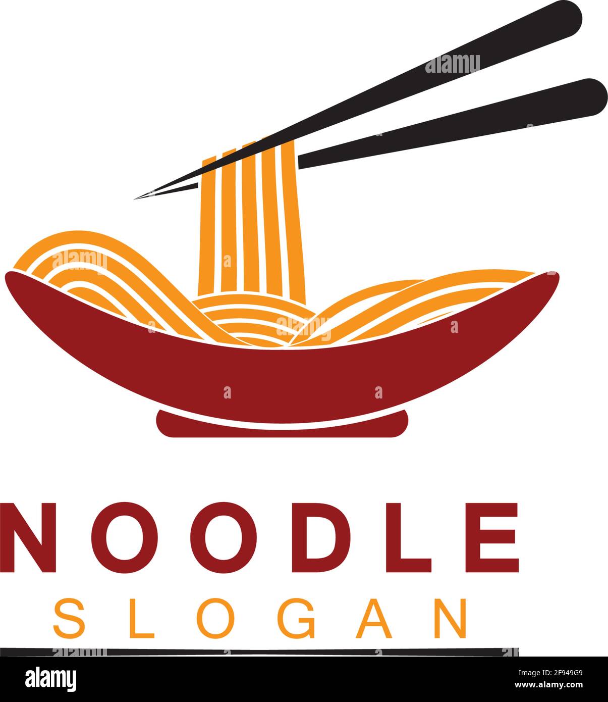 Noodle logo Vector Icon llustration design template.Suitable for any ...