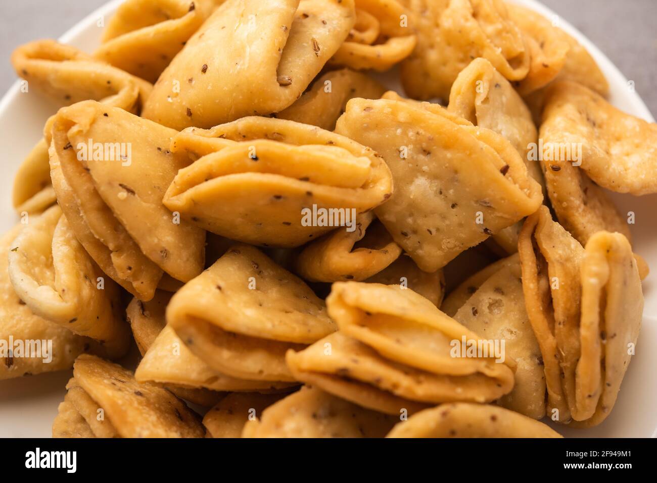 Layered or strips Mathri or mathiya is a popular snack recipe that ...