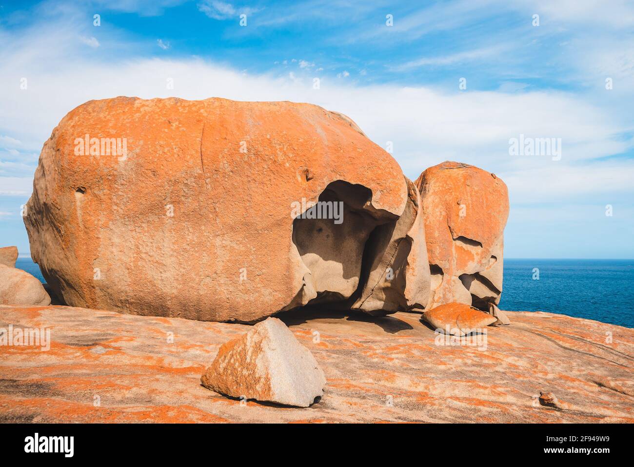 Iconic Remarkable Rocks on Kangaroo Island, South Australia Stock Photo ...