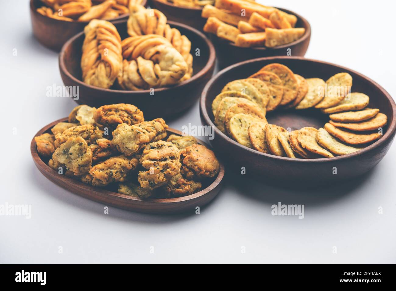 Mathri or Mathiya in group. It's a popular Indian tea time snack Stock ...