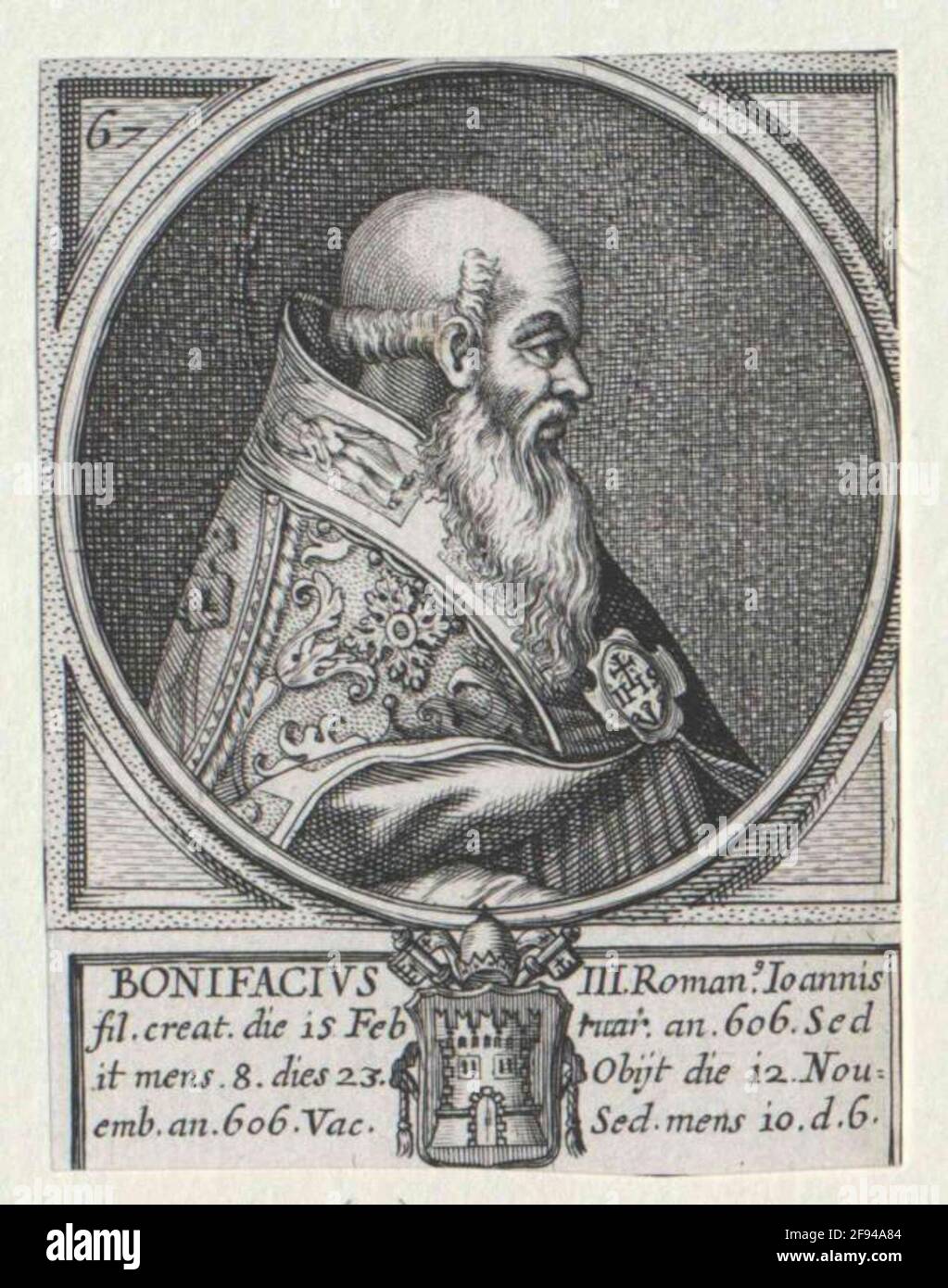 Pope boniface iii hi-res stock photography and images - Alamy