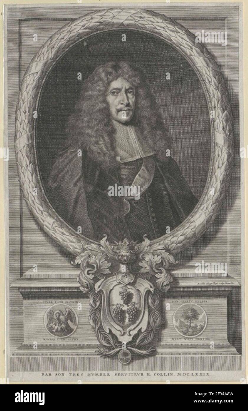 Sandrart, Joachim of Stecher: Collin, Richard Stock Photo - Alamy