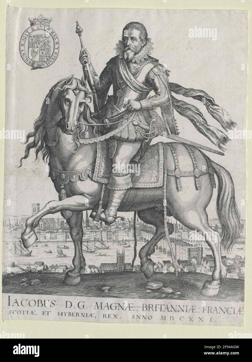 Jacob I. King of England Stock Photo - Alamy