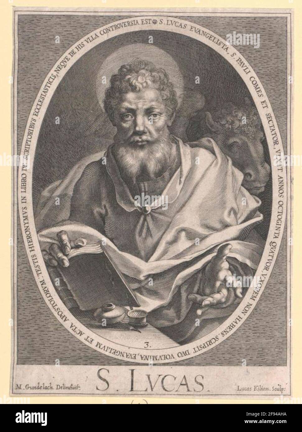 Lukas, Holy Evangelist Stock Photo - Alamy