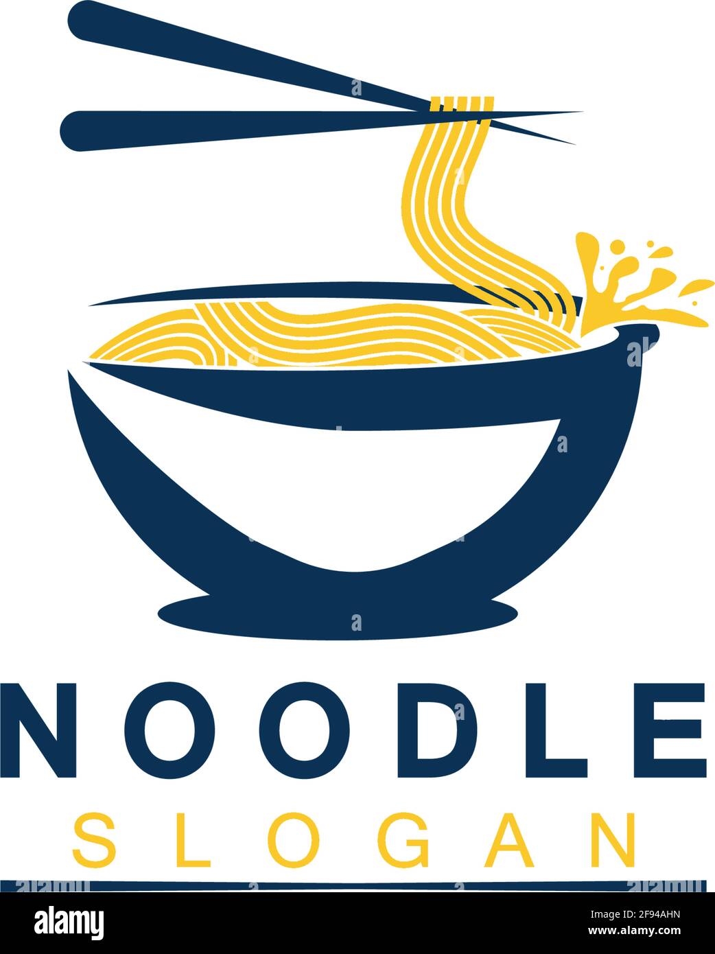 Noodle logo Vector Icon llustration design template.Suitable for any ...