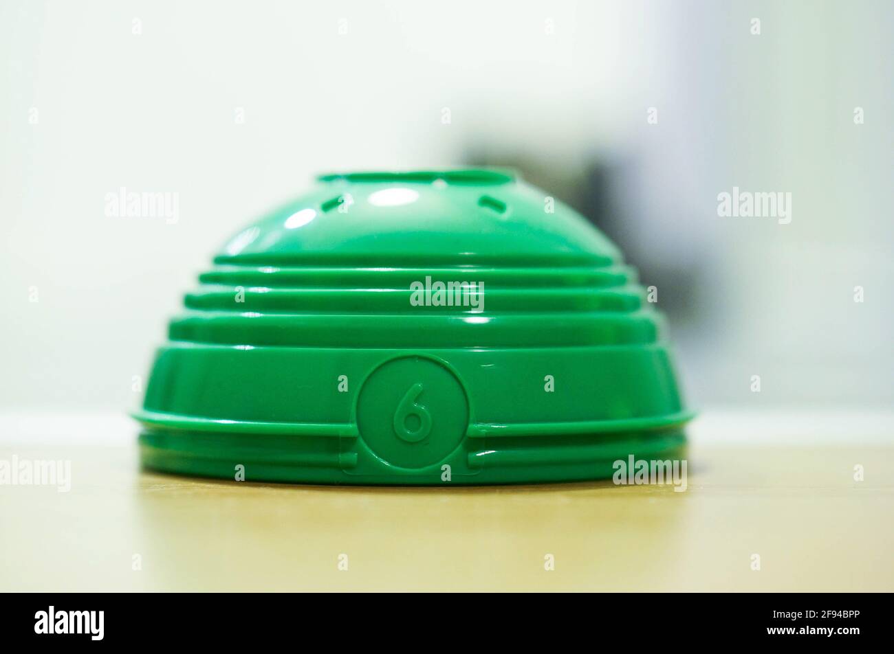 Toy bowl with number Stock Photo - Alamy