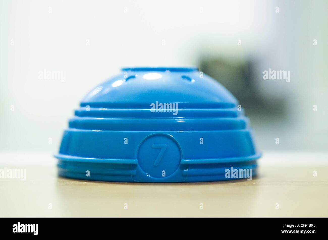 Toy bowl with number Stock Photo - Alamy