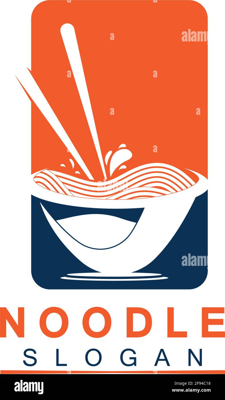 Noodle logo Vector Icon llustration design template.Suitable for any ...