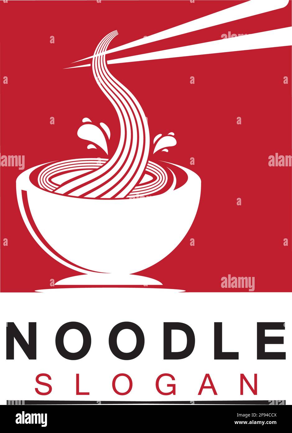 Noodle logo Vector Icon llustration design template.Suitable for any ...