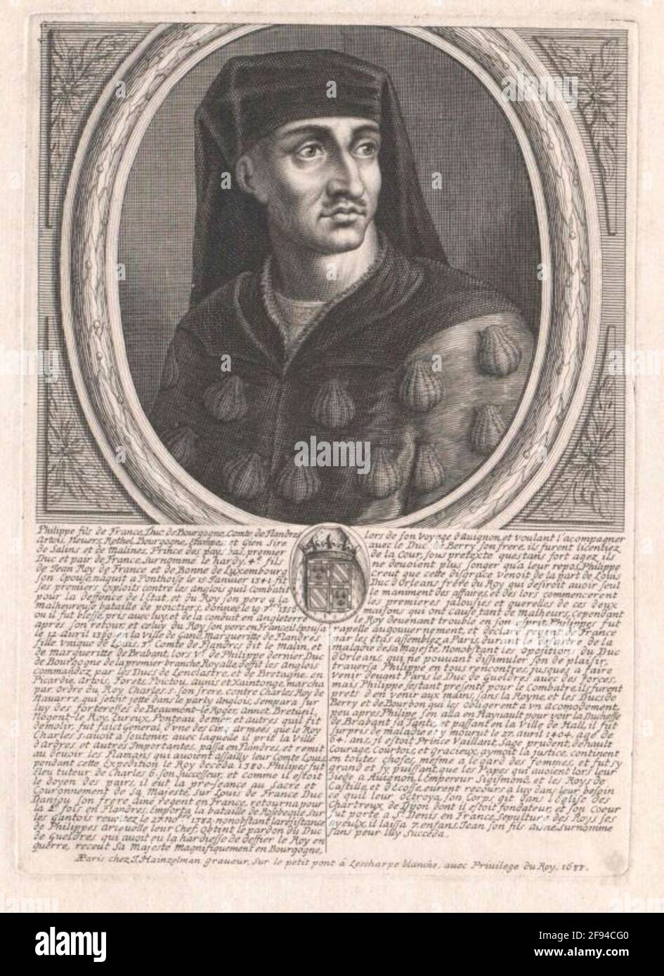 Philipp II. The Kühne, Duke of Burgundy Stock Photo - Alamy