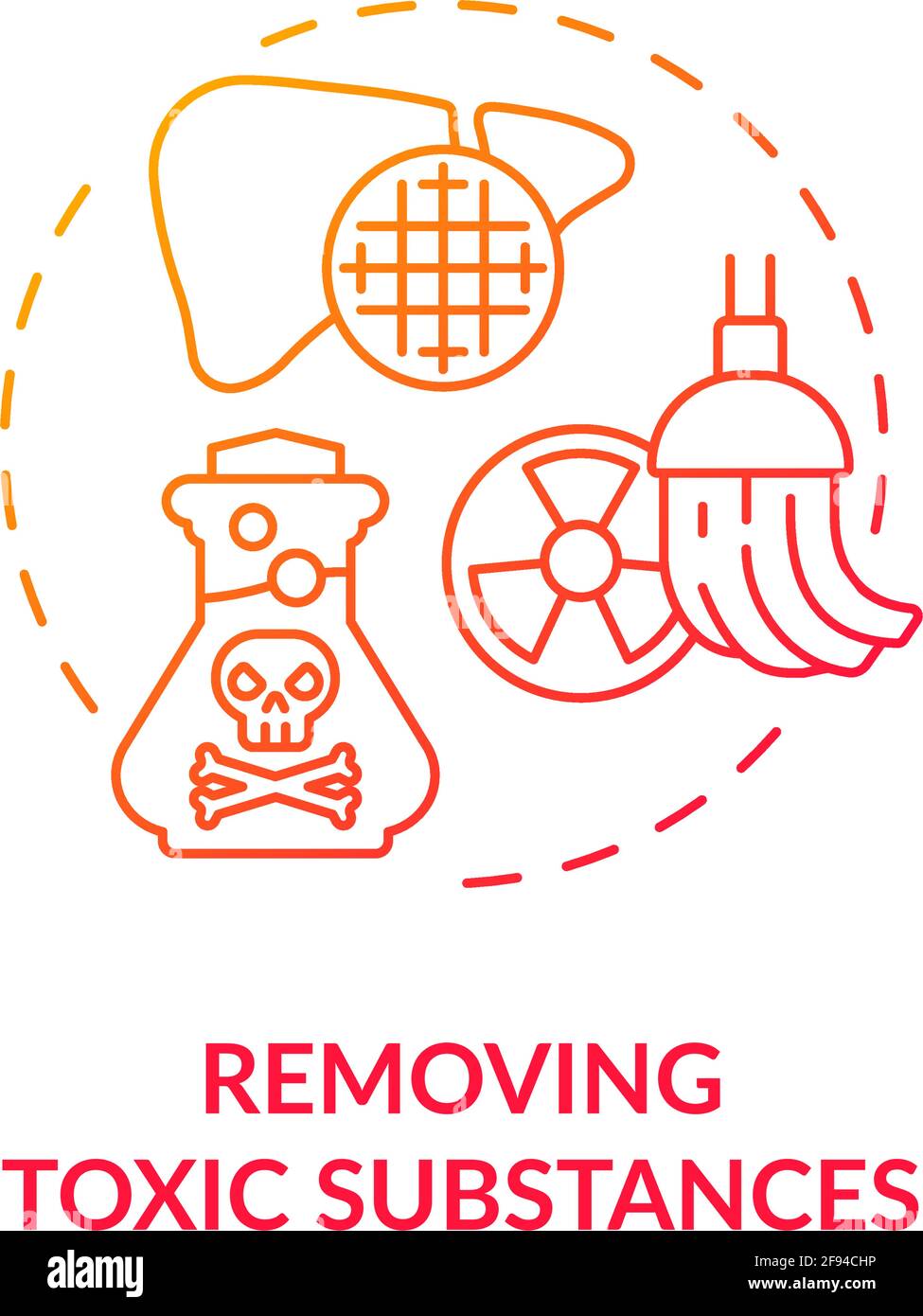 Removing toxic substances concept icon Stock Vector Image & Art - Alamy