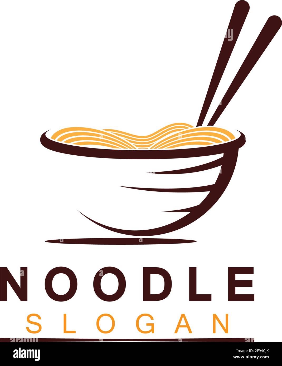 Noodle logo Vector Icon llustration design template.Suitable for any ...