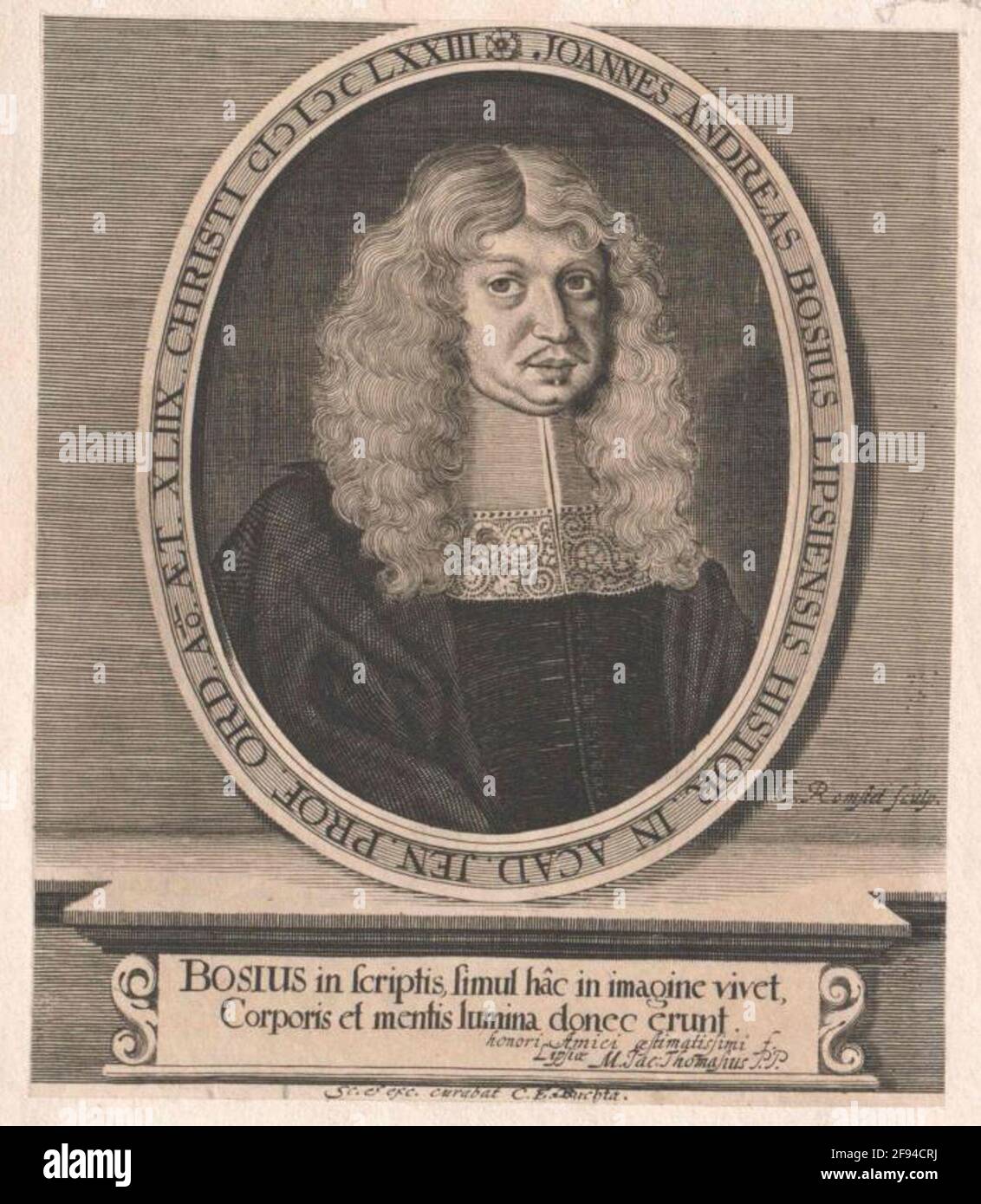 Bose, Johann Andreas Stecher: Romstet, Christian Stock Photo - Alamy