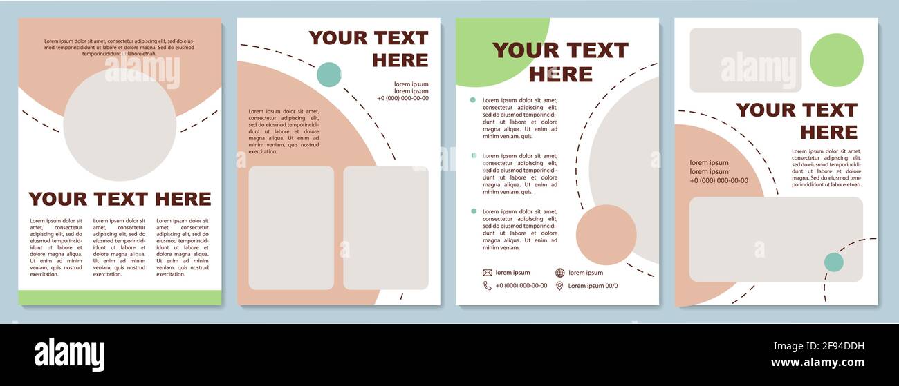 Bright colored brochure template Stock Vector Image & Art - Alamy