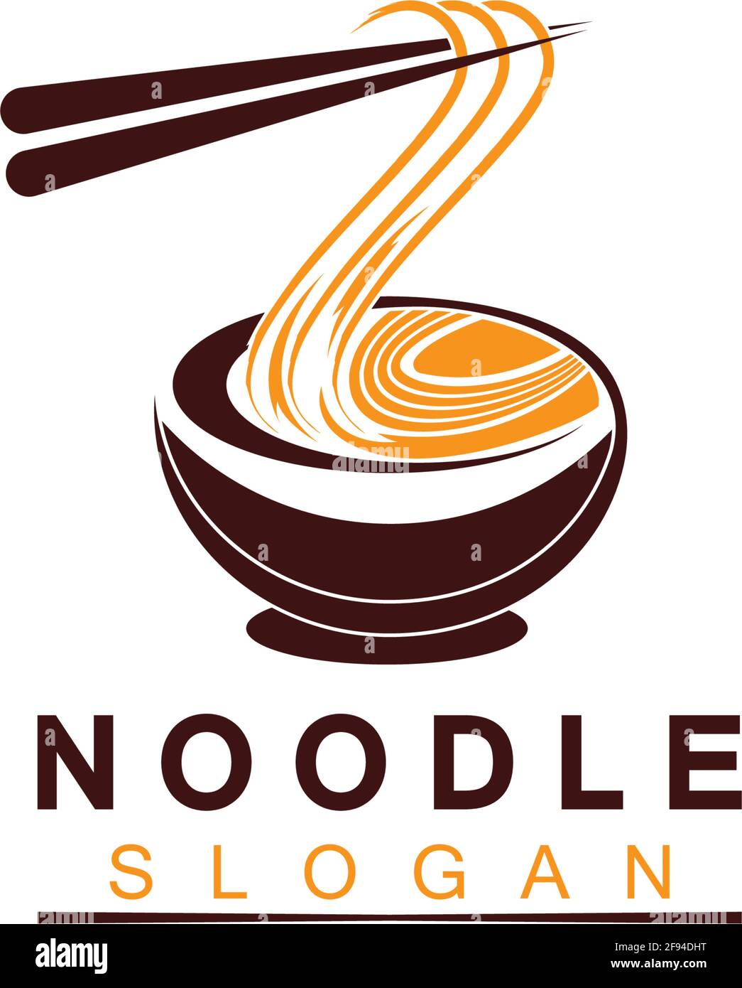 Noodle logo Vector Icon llustration design template.Suitable for any ...