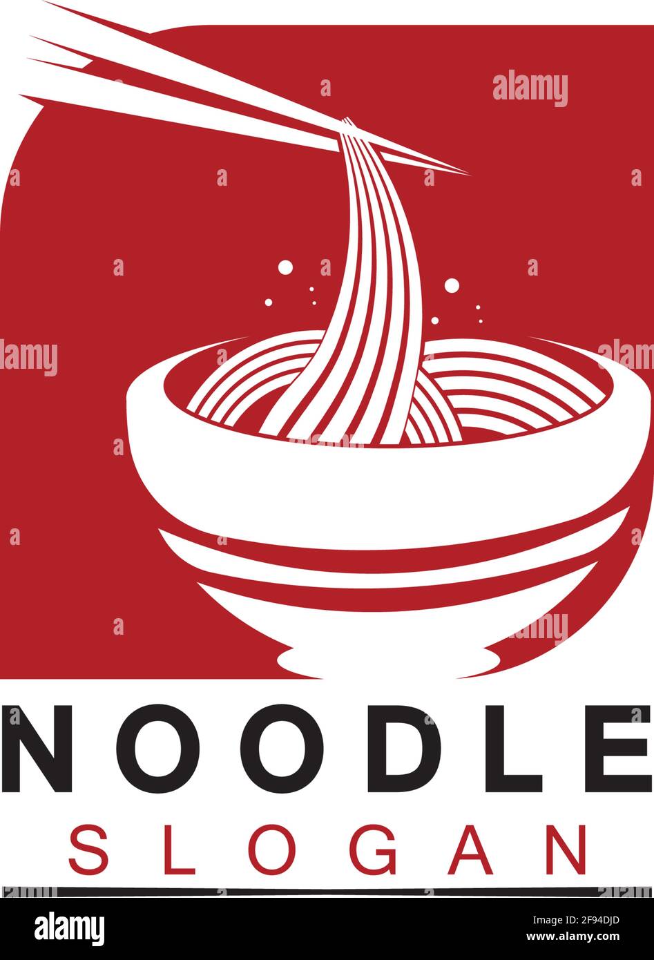 Noodle logo Vector Icon llustration design template.Suitable for any ...