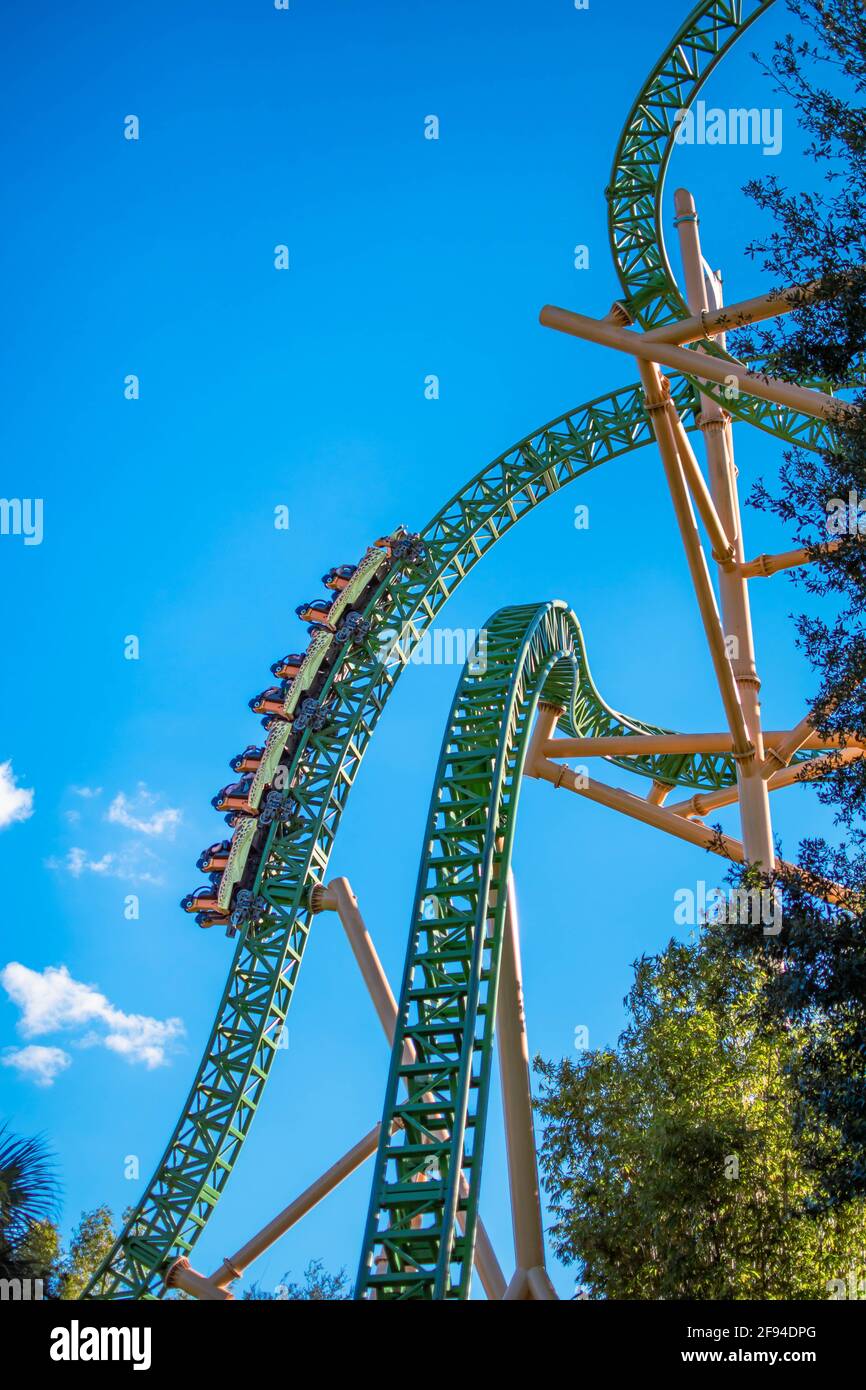 Cheetah hunt roller coaster hi-res stock photography and images - Alamy