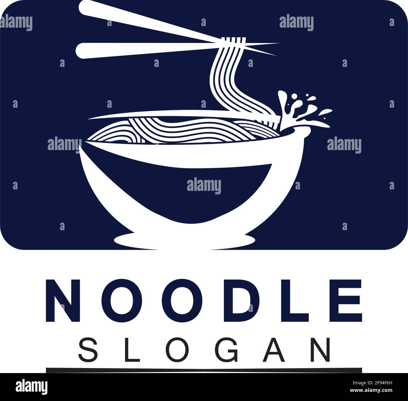 Noodle logo Vector Icon llustration design template.Suitable for any ...