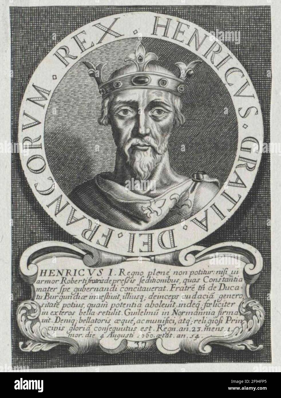 Heinrich I, King of France Stock Photo - Alamy