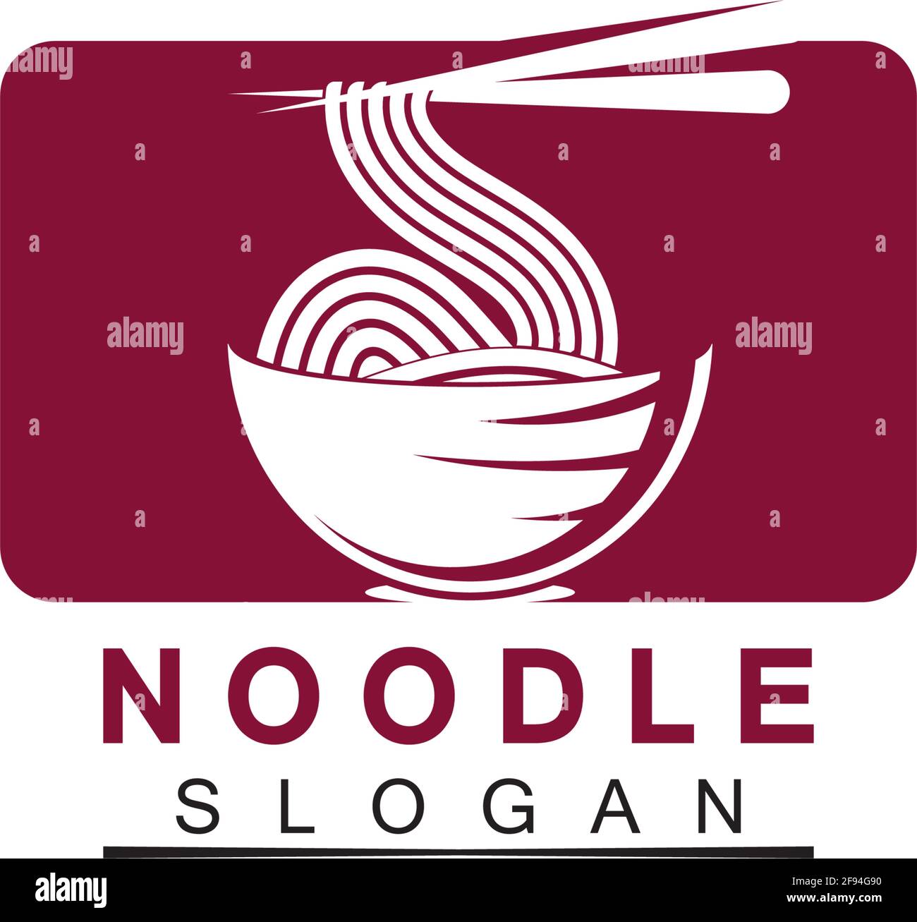 Noodle logo Vector Icon llustration design template.Suitable for any ...