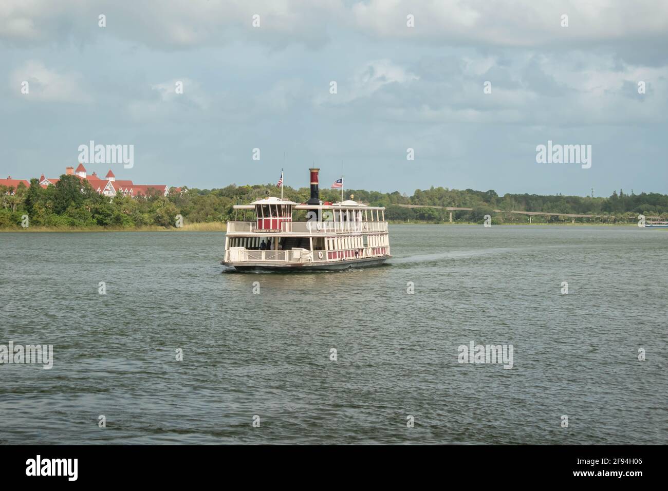 Orlando , Florida. September 21, 2020. Gaston riding in Disney Villains ...