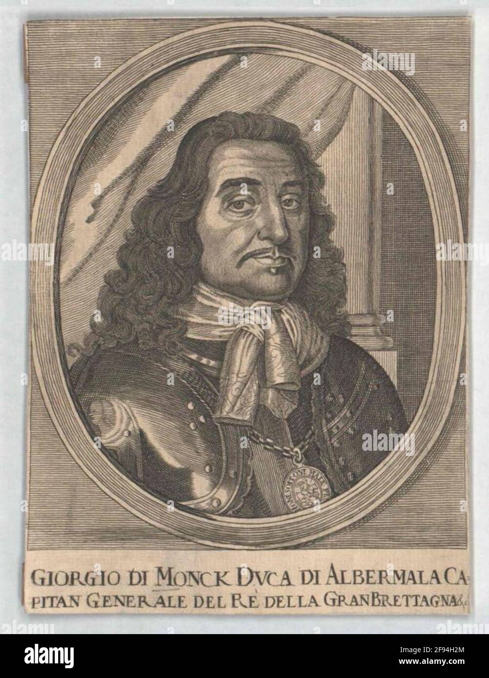 Monck, George, 1. Duke of Albemarle Stock Photo - Alamy