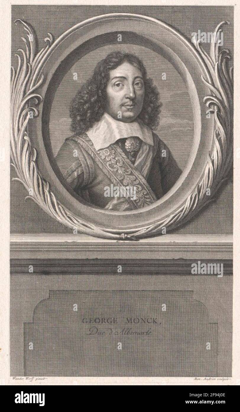 Monck, George, 1. Duke of Albemarle Stock Photo - Alamy