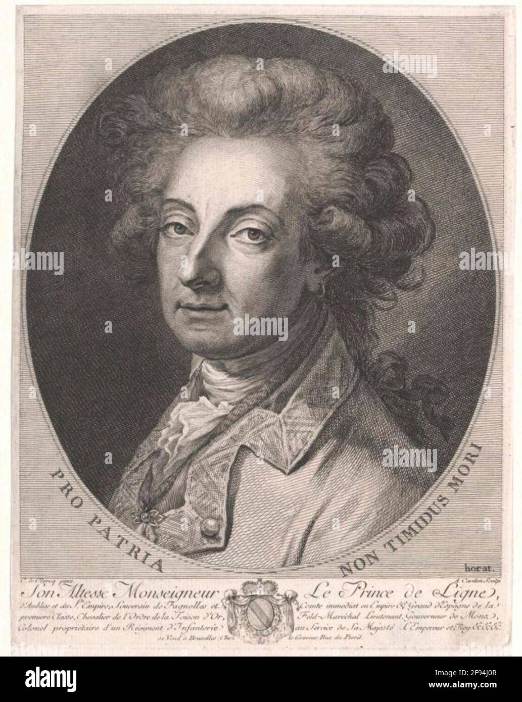 Line, Charles-Joseph Prince Verleger: Cardon, Antoine Alexandre ...