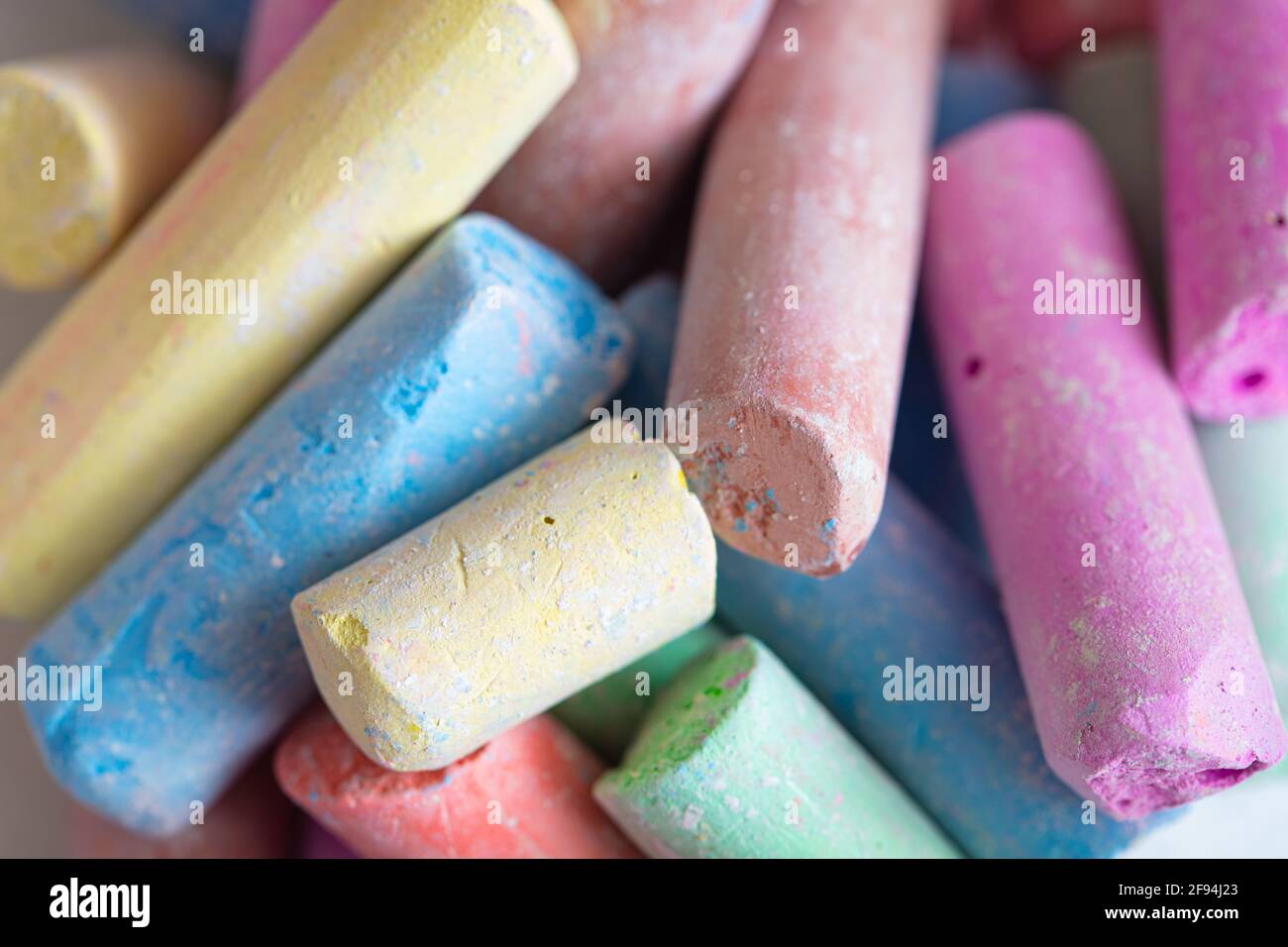 Old broken colorful chalk background Stock Photo - Alamy